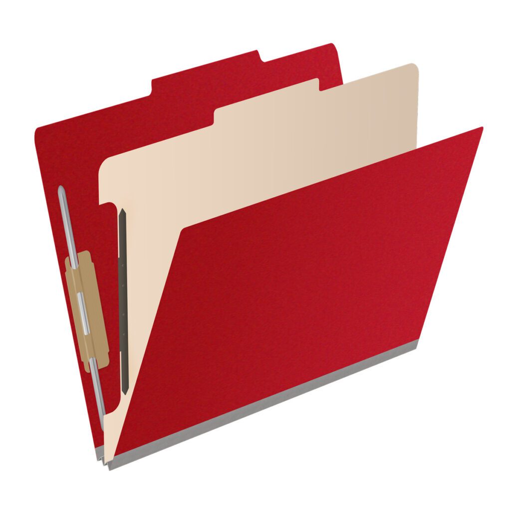 File Supplies – Classification and Pressboard Folders