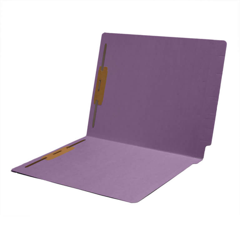 Lavender File Folders, 11 pt Color Stock, Full Cut Reinforced Side Tab ...
